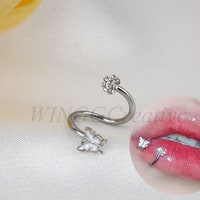 Lip Ring - Etsy