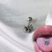 Cube Lip Ring, Cool Tragus Piercing, Personality Lip Ring, Fashion ...