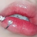 S Shape Butterfly Lip Ring, Sweet Lip Ring, Nose Ring, Lip Piercing ...