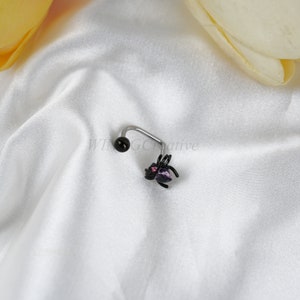 Spider Lip Ring, Crystal Lip Stud, Tragus Piercing, Fashion Eyebrow ...