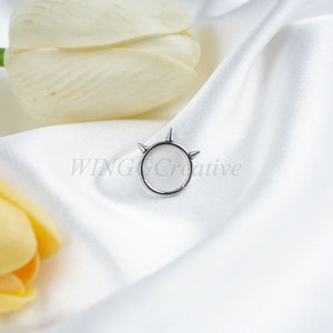 Rivets Lip Ring Nose Ring, Cool Eyebrow Ring, Punk Lip Ring, Lip ...