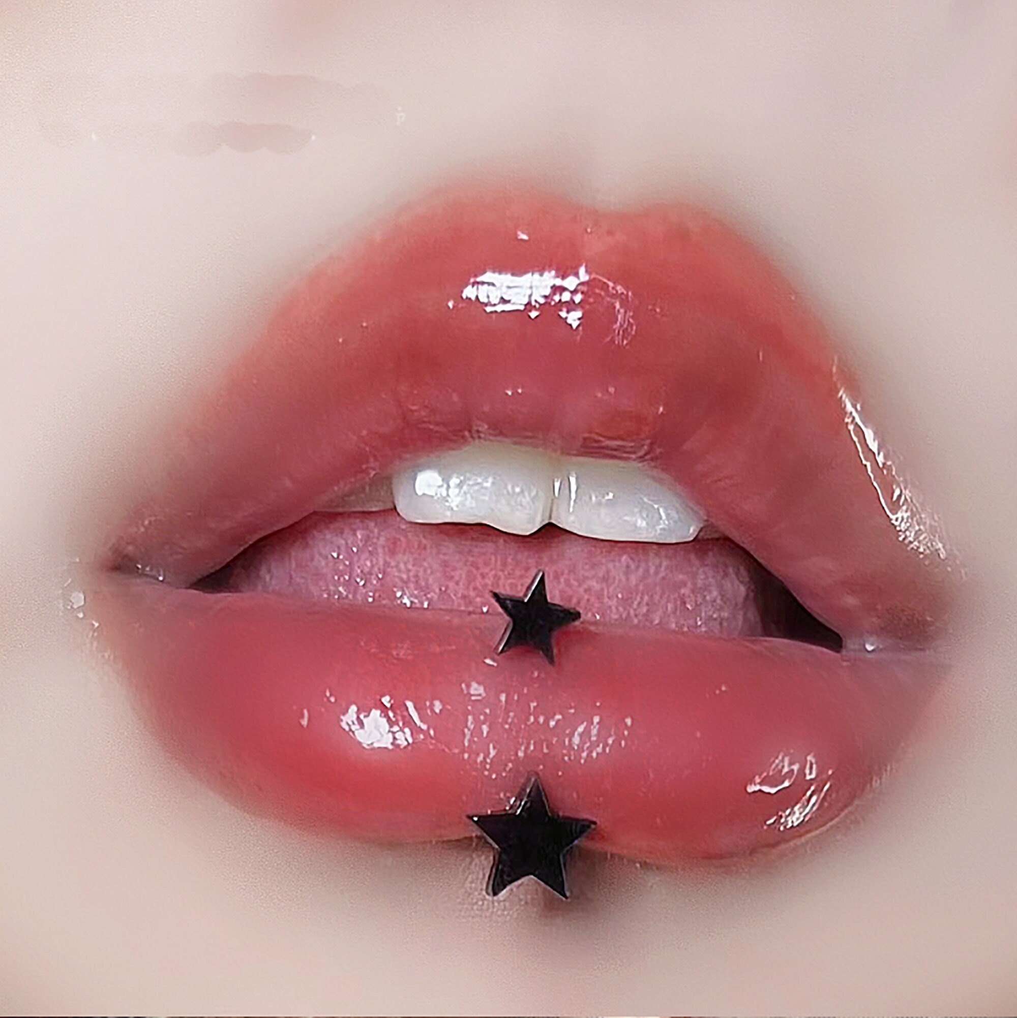 Simple Star Lip Stud, Sweet Lip Ring, Star Lip Piercing, Punk Style ...