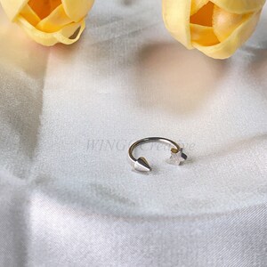 Star Demon Lip Ring, Cool Tragus Piercing, Personality Lip Ring ...