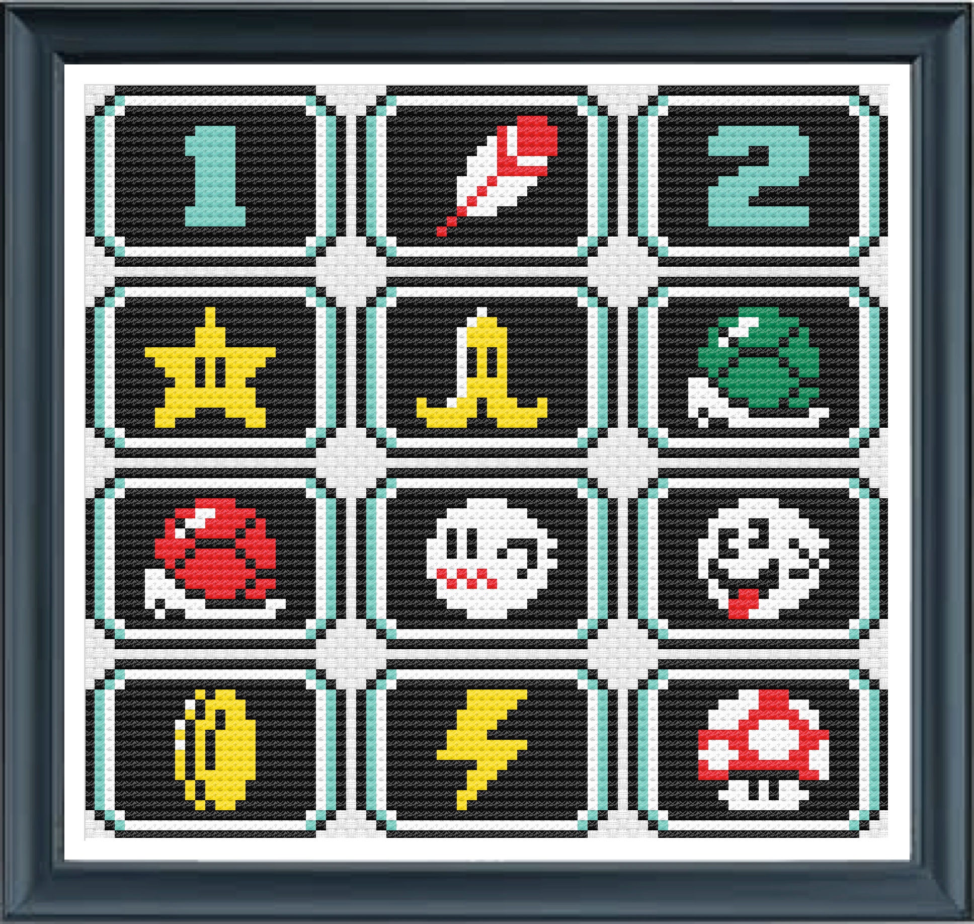 Super Mario Kart SNES Cross Stitch Pattern Set - Etsy Australia