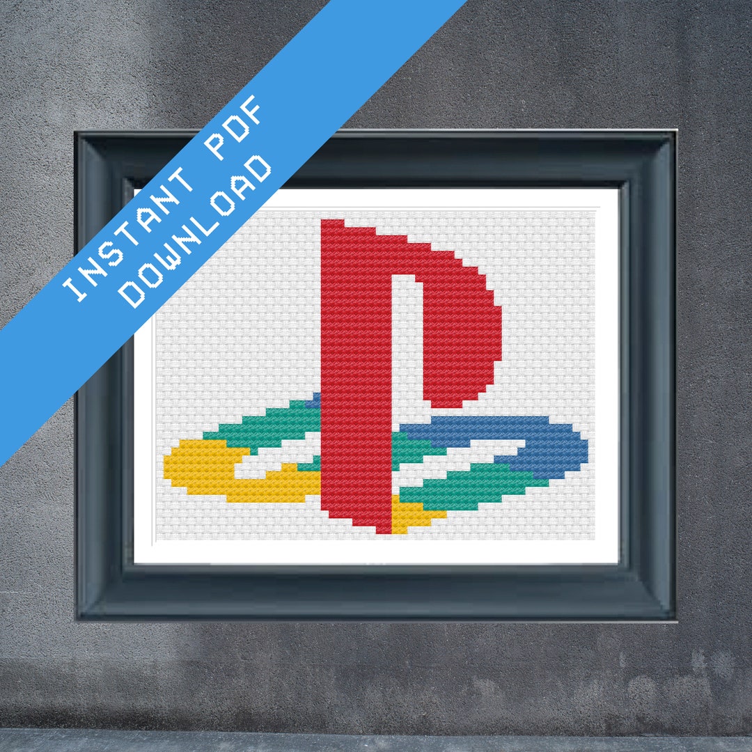 Playstation Logo - Cross Stitch Pattern - Etsy