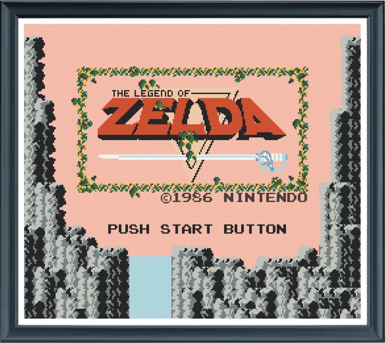 The Legend of Zelda - Cross Stitch Pattern Set - Etsy