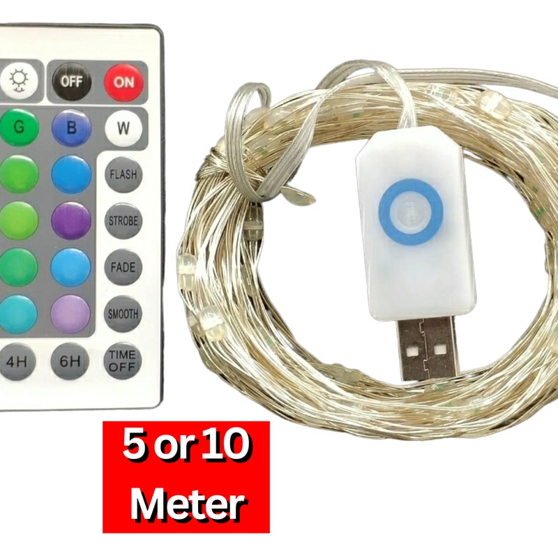 Battery Rice Lights - Etsy UK