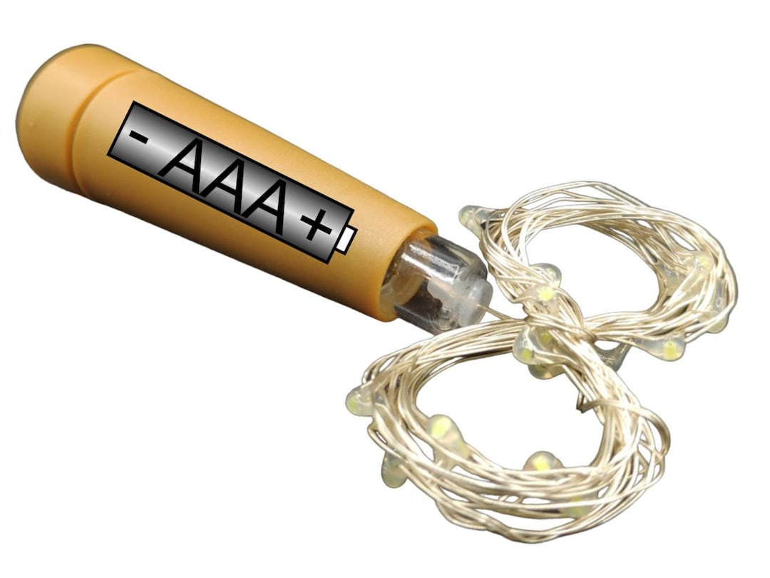 Aaa Battery Fairy Shaped Wine Gin Bottle Lights With Cork Rechargable ...