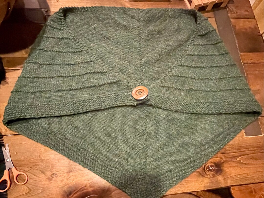 Hand Knit Outlander Style Shawl Wrap - Etsy