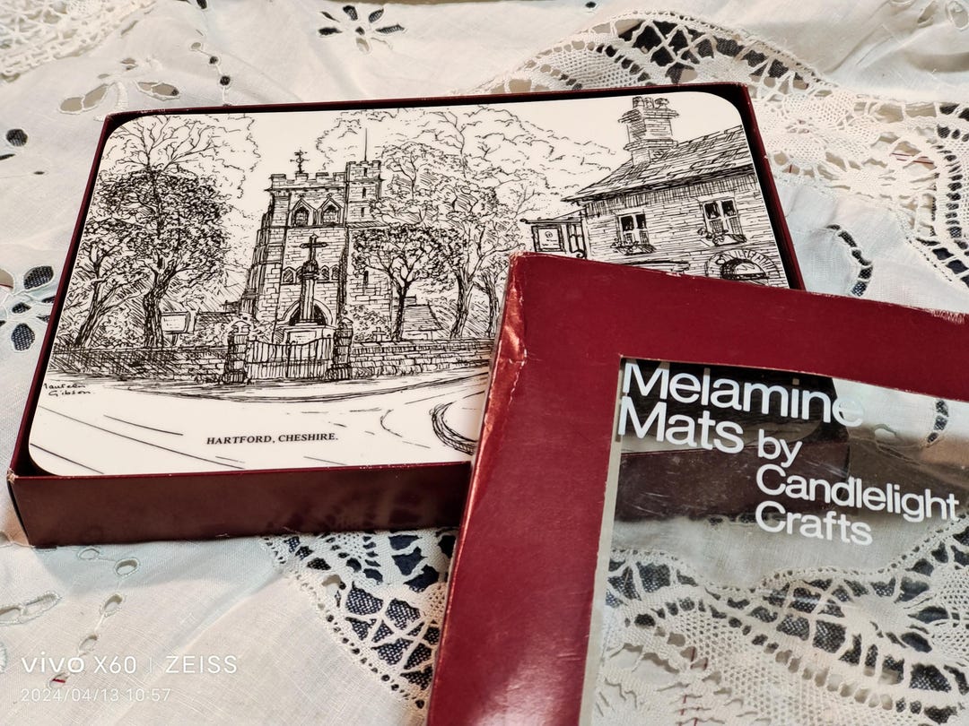Vintage Candlelight Crafts Melamine Mats, Set of 6 - Etsy