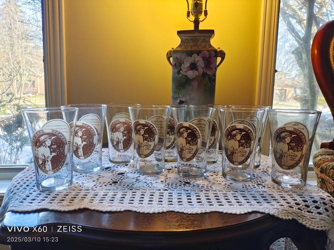 Vintage Mother's Pizza Coca-cola Tumblers, Soda Fountain Glasses - Etsy
