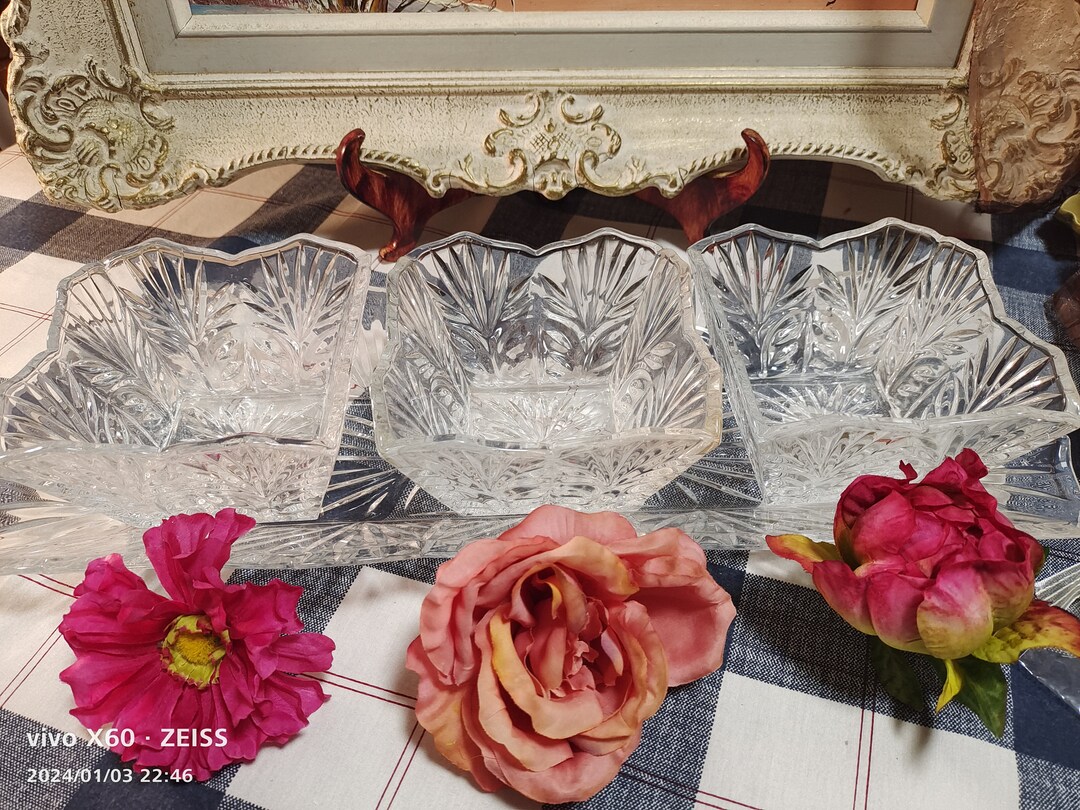 Fifth Avenue Crystal Portico Lead Crystal Buffet - 4 Pc Set - Etsy