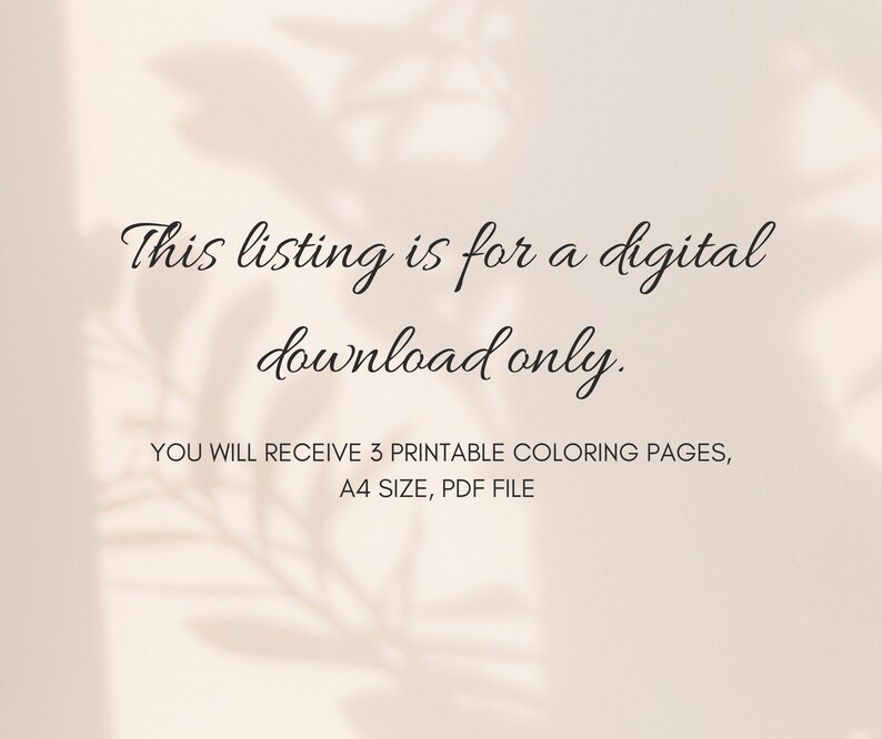 Spring 3 Pack Printable Colouring Pages/digital Download PDF File A4 ...