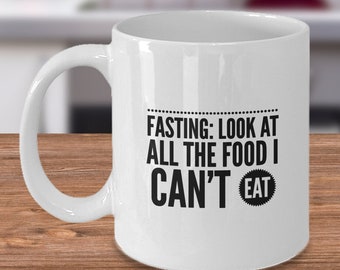 Funny Fasting Mug - Etsy