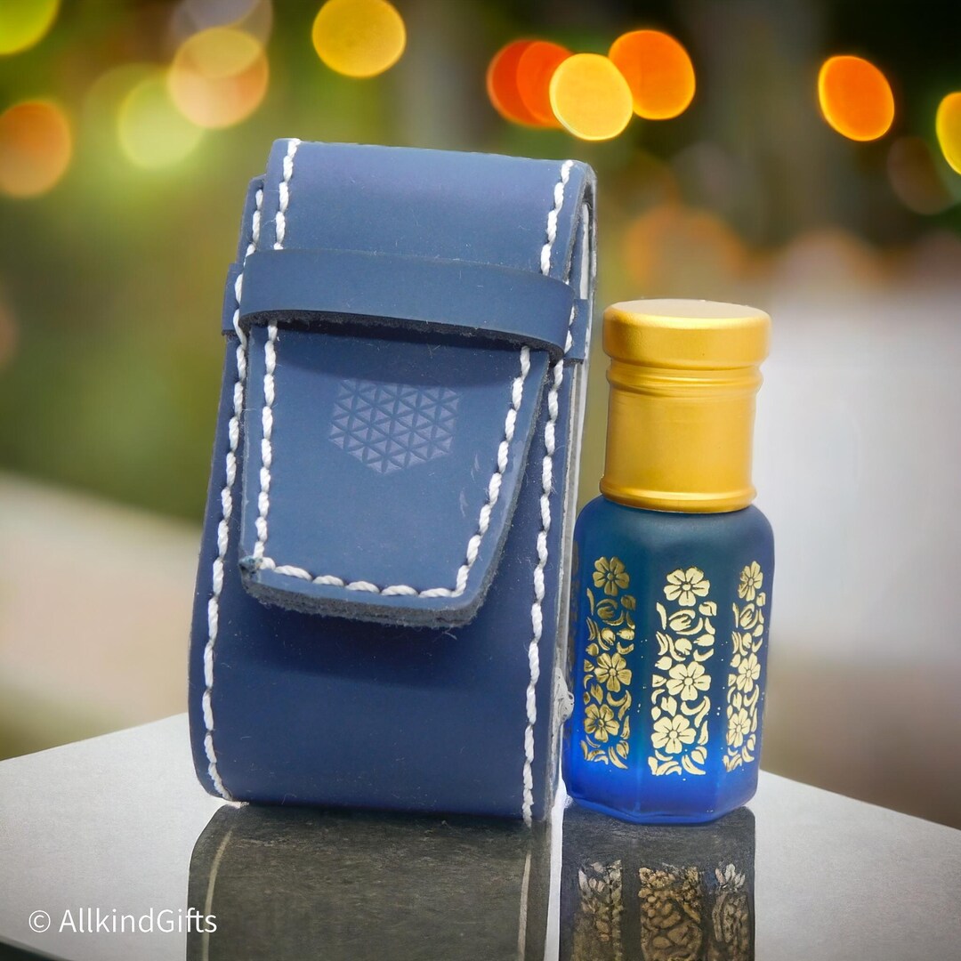 Premium Ruh Khas Attar Perfume With Leather Gift Case, Alcohol-free ...