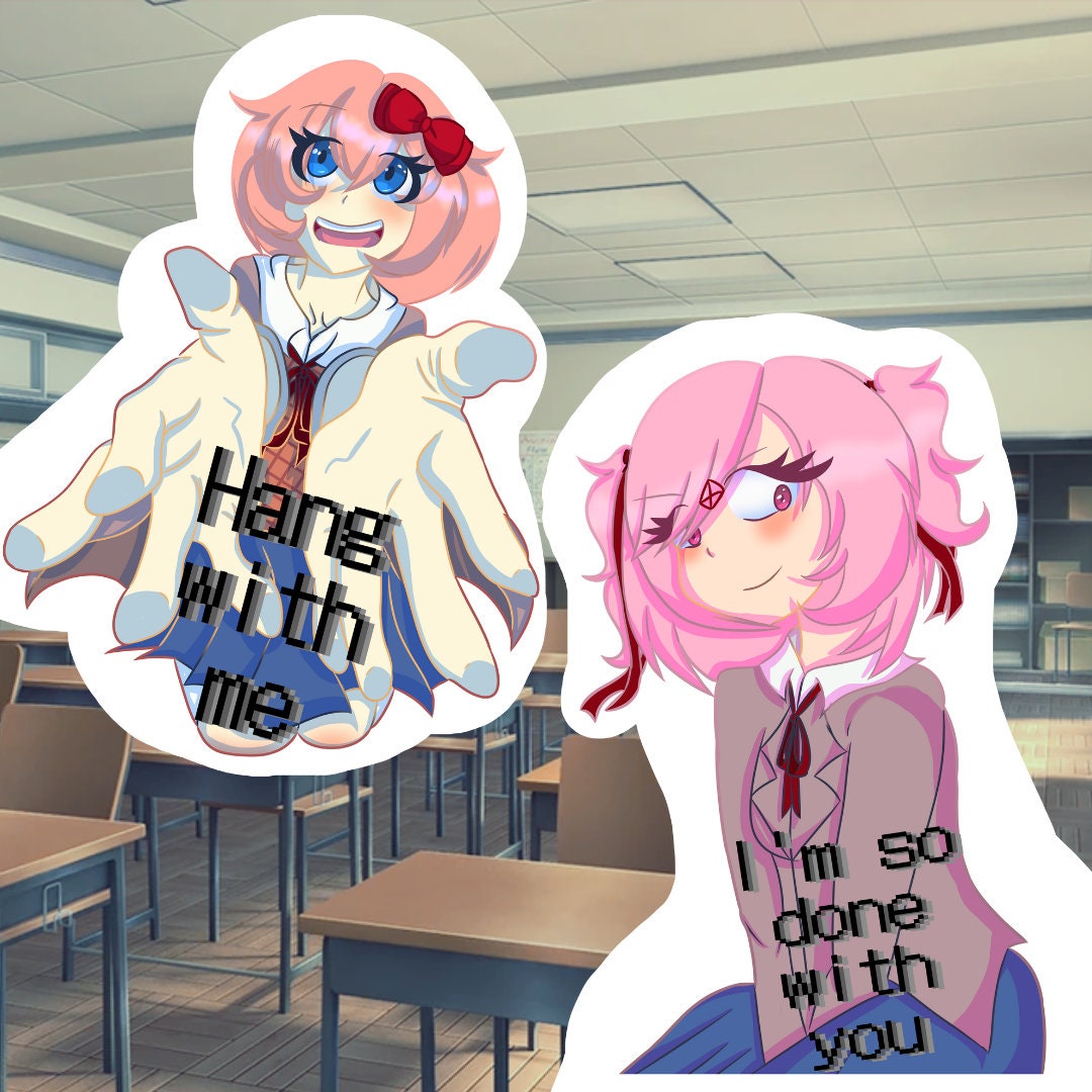 Doki Doki Literature Club Stickers - Etsy