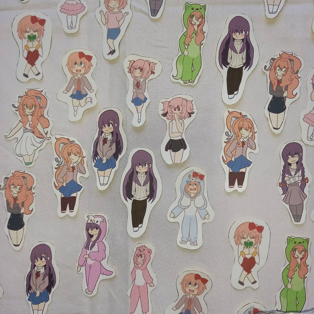 Doki Doki Literature Club Stickers - Etsy
