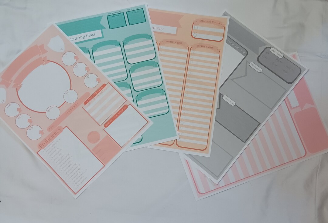 Sugar Cane D&D 5e Character Sheet: PDF Compatible With Fifth Edition ...