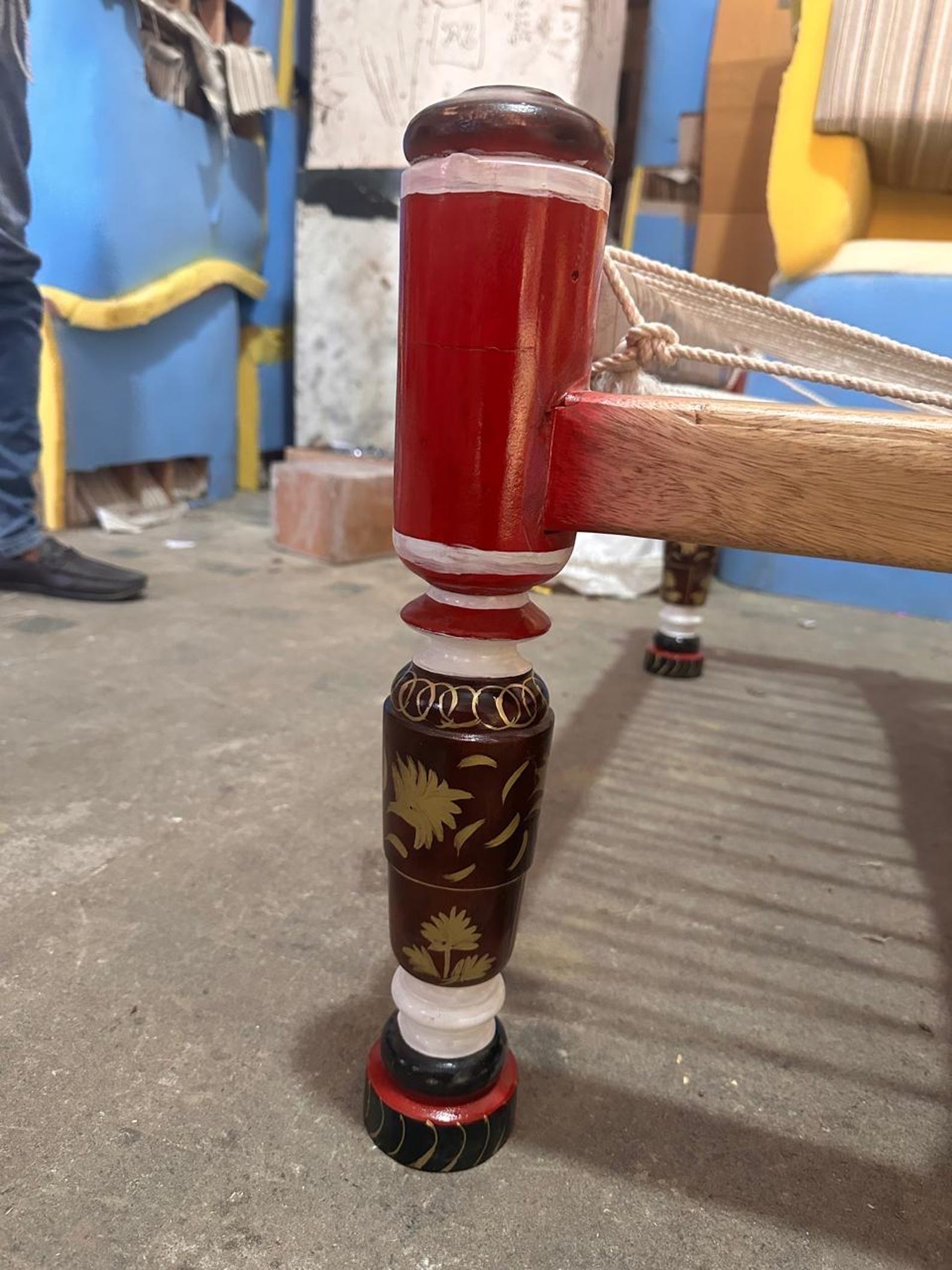 Handmade Handicraft Traditional Woven Charpai | Indian Rope Bed ...