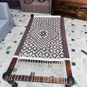 Handmade Handicraft Traditional Woven Charpai | Indian Rope Bed ...