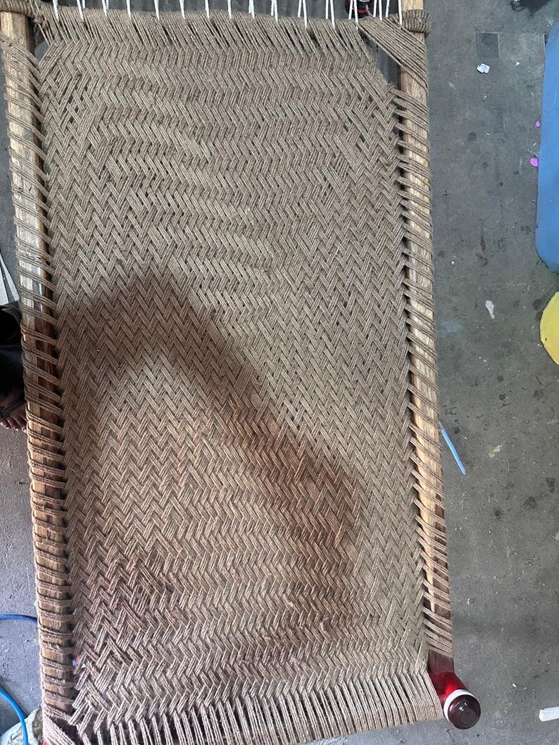 Handmade Handicraft Traditional Woven Charpai | Indian Rope Bed ...