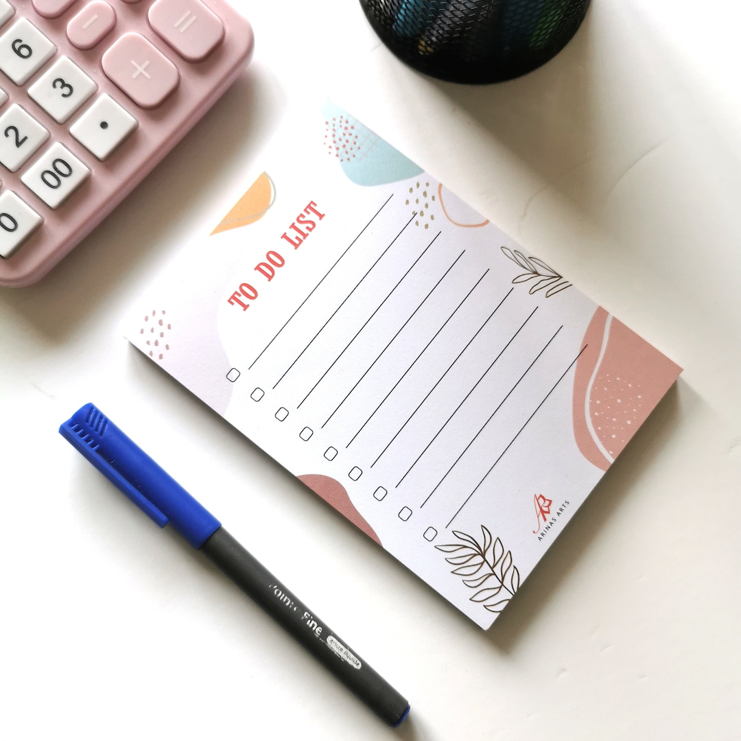 To Do list-Bloc-note - 50 feuilles, A6 - Etsy France