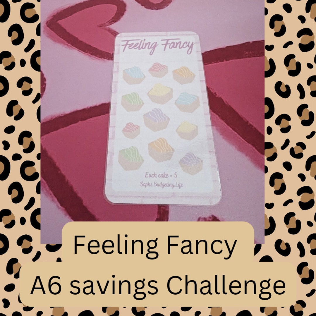 Feeling Fancy, A6 Savings Challenge - Etsy