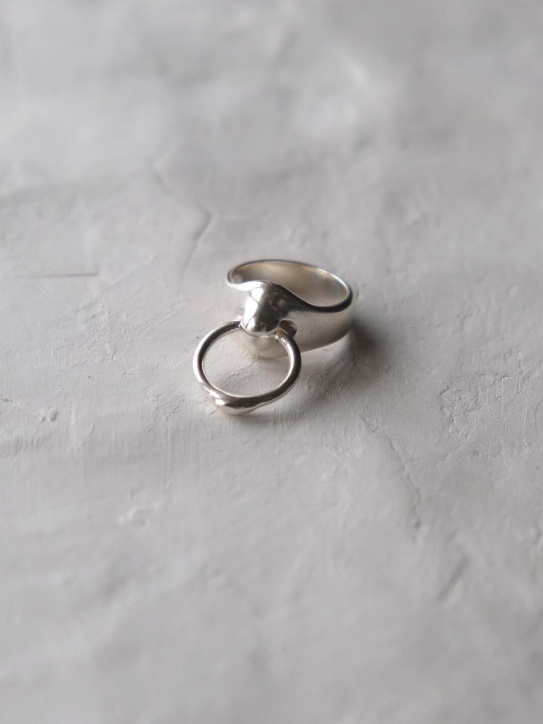Slave Circle Ring O / Circle Piercing Ring/ Sub Ring / 925 Silver ...