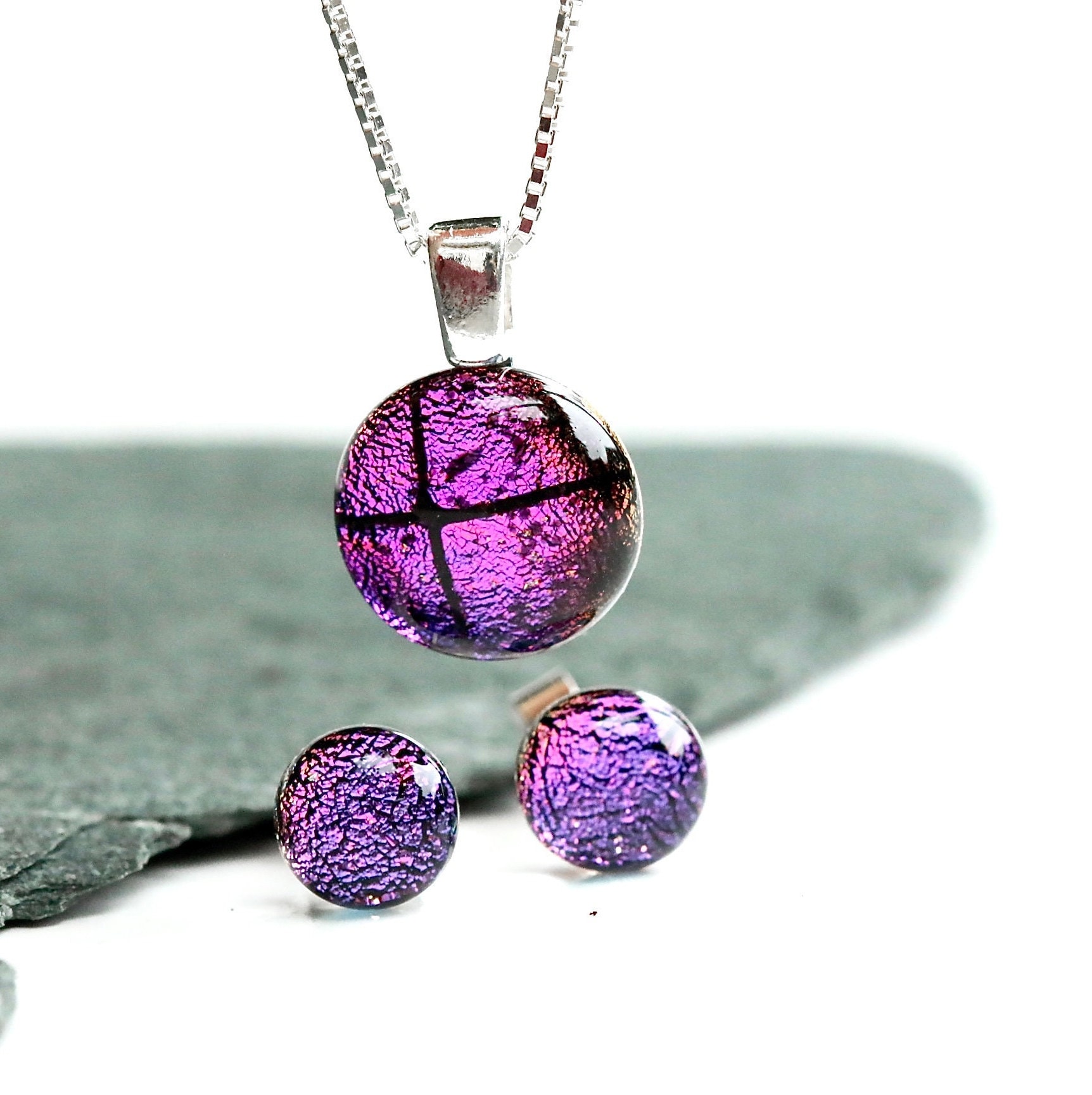 Ashes in Fused Glass Pendant, Cremation Ashes in Glass Jewellery ...