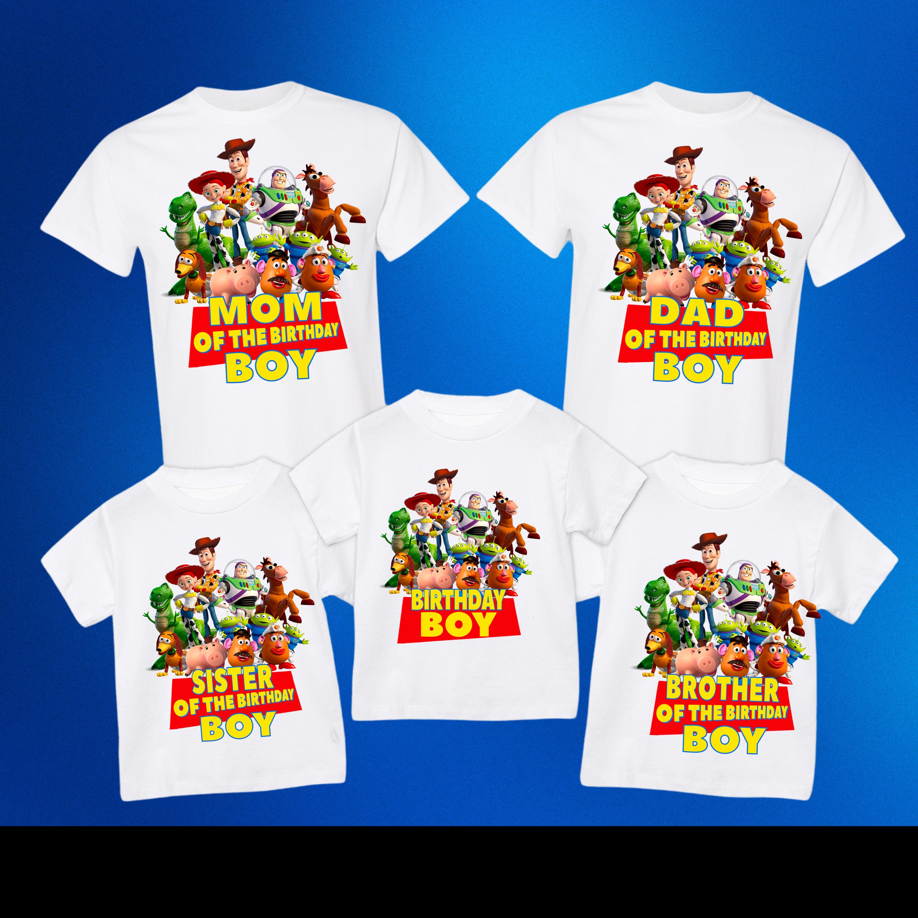 Toy Story Birthday Shirts, Toy Story Custom Shirts, Toy Story Family ...