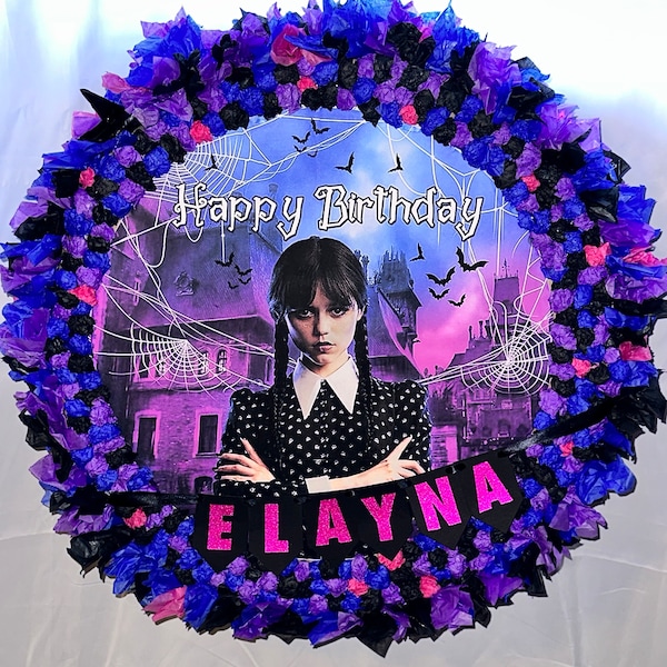 Wednesday Addams Pinata - Etsy