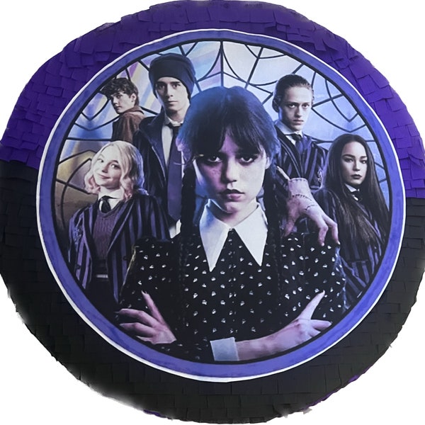 Wednesday Addams Pinata - Etsy