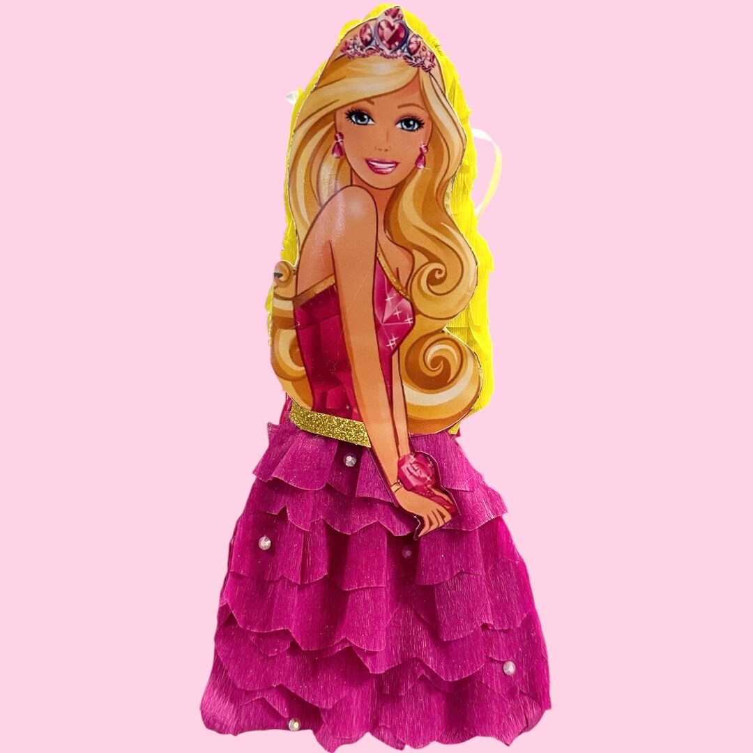 MINI Barbie Pinata 9.5x5.5x2.5 party Favor - Etsy