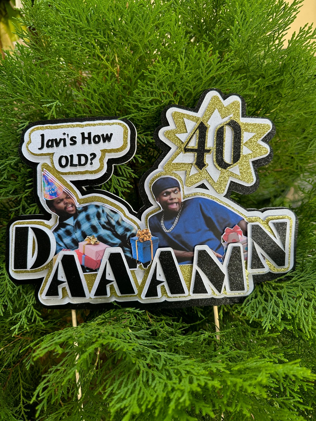 90s friday Cake Topper 2-5 Days Shipping - Etsy