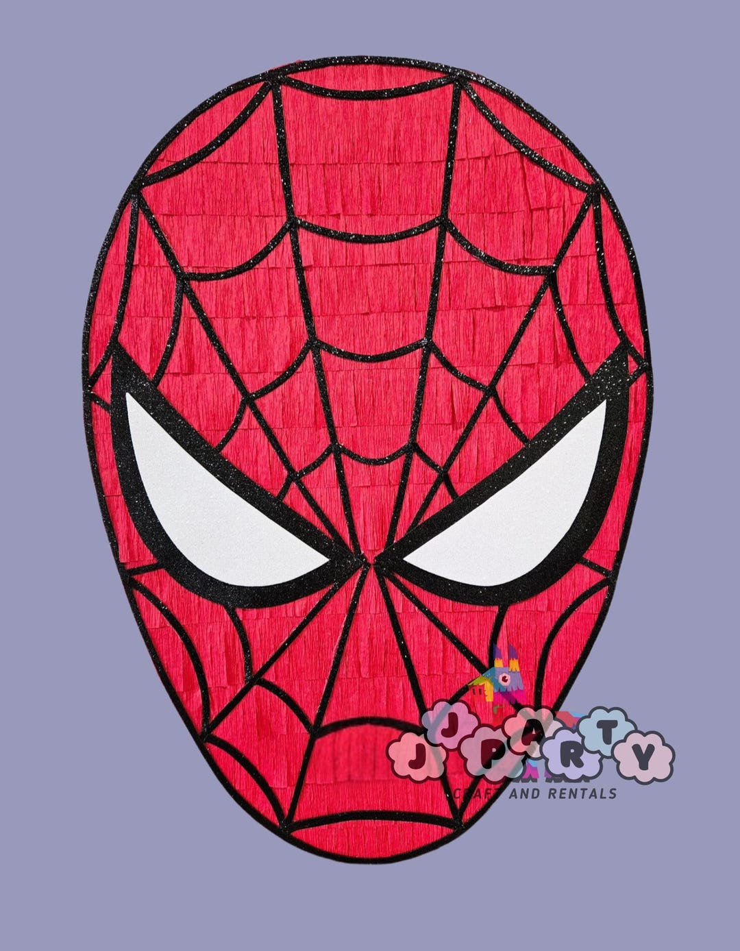 Spiderman Face Pinata 20x16x5 - Etsy
