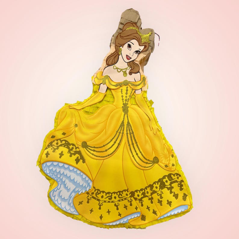Full Body beauty & the Beast Bell Pinata 41x28x4.5. - Etsy