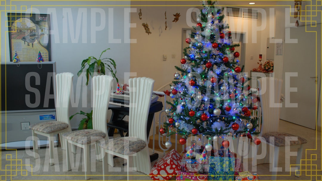 Christmas Zoom Backgrounds Christmas Backdrop Christmas Office ...