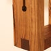 Handcrafted MCM Shifting Shelves Two Tone Solid Wood Wall Decor for ...
