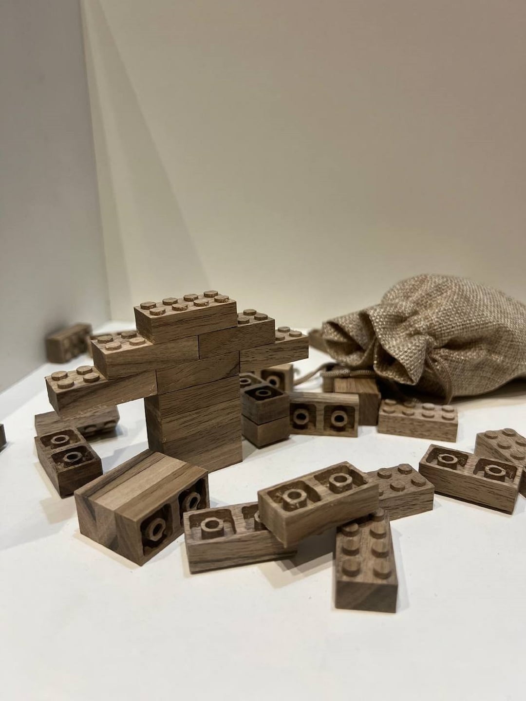 Wooden Lego//a Set of Wooden Lego 75 Pieces/lego//lego Duplo/wooden ...