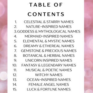 Magical Names for Girls: Enchanting Collection of 300 Unique Names With ...