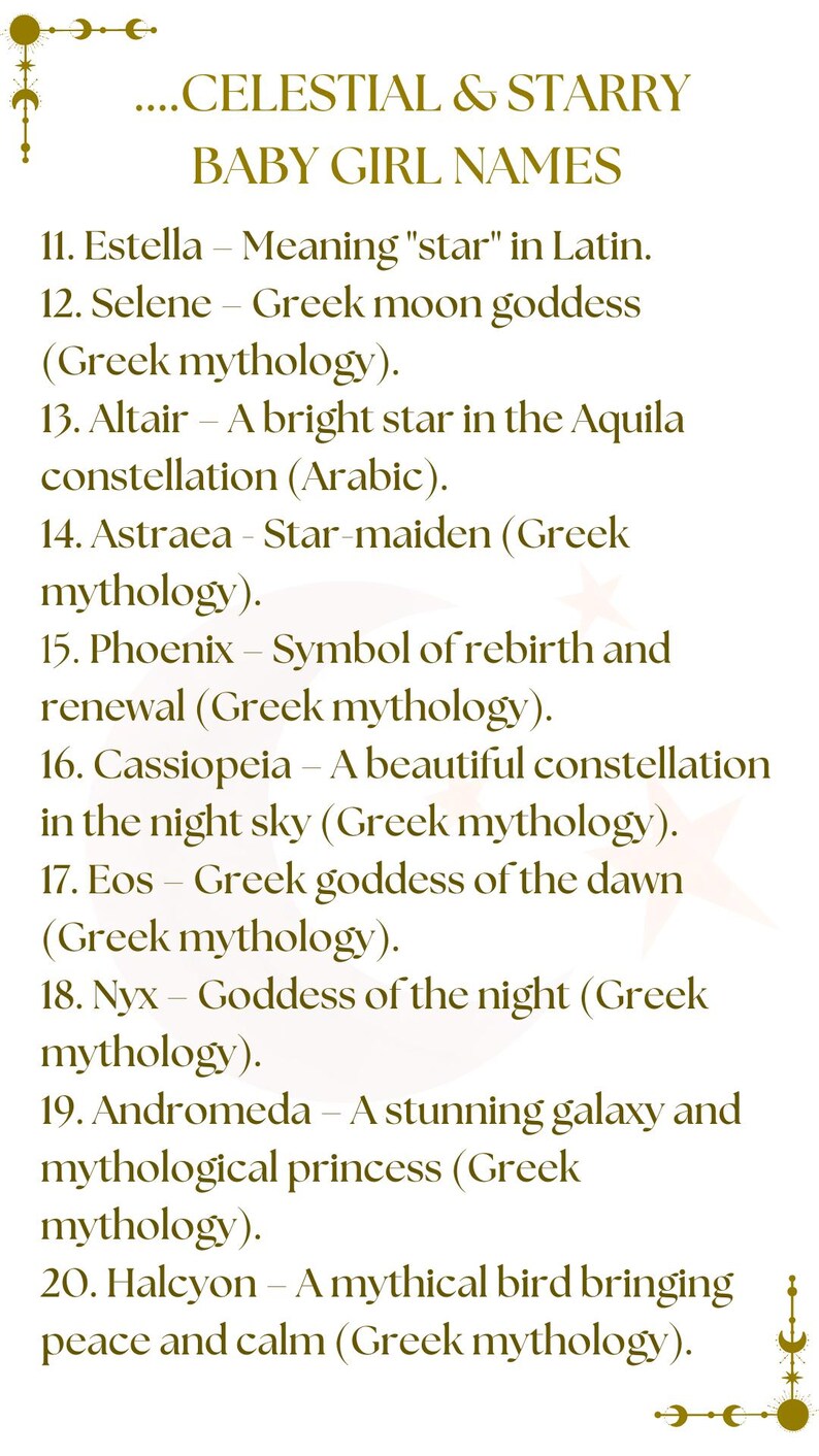 Magical Names for Girls: Enchanting Collection of 300 Unique Names With ...