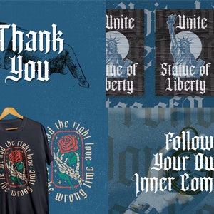 4 Gothic Tattoo Blackletter Typeface Font 3 Betcher, Delaroca, Gomsky ...