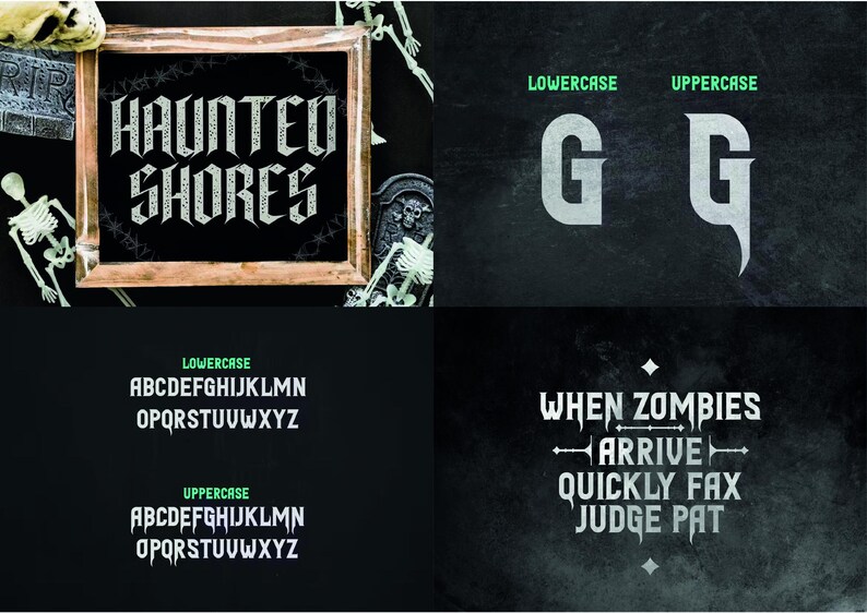 4 Premium Blackletter Modern Gothic Font Night Life, Glaive, Lamphor ...