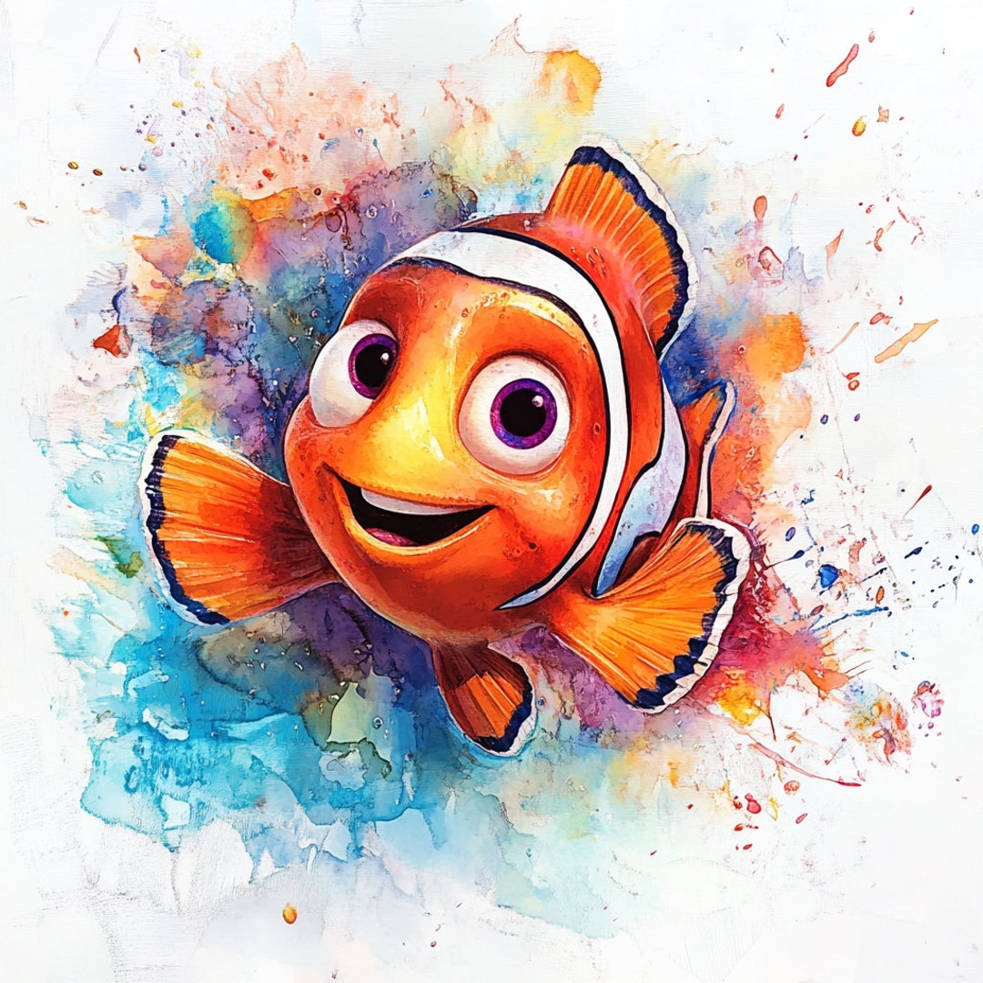 Fish Nemo Kids Room Art Photo Cartoon Decoration Children Bedroom ...