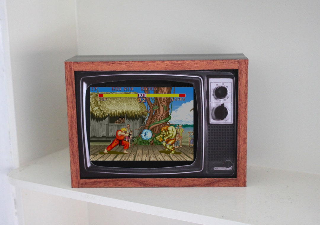 Street Fighter Retro TV Photo Frame - Etsy