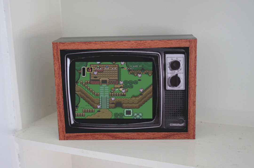 The Legend of Zelda A Link to the Past - Retro TV Photo Frame - Etsy