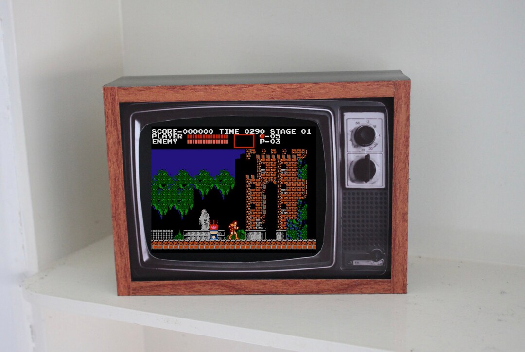 Castlevania Retro TV Photo Frame - Etsy