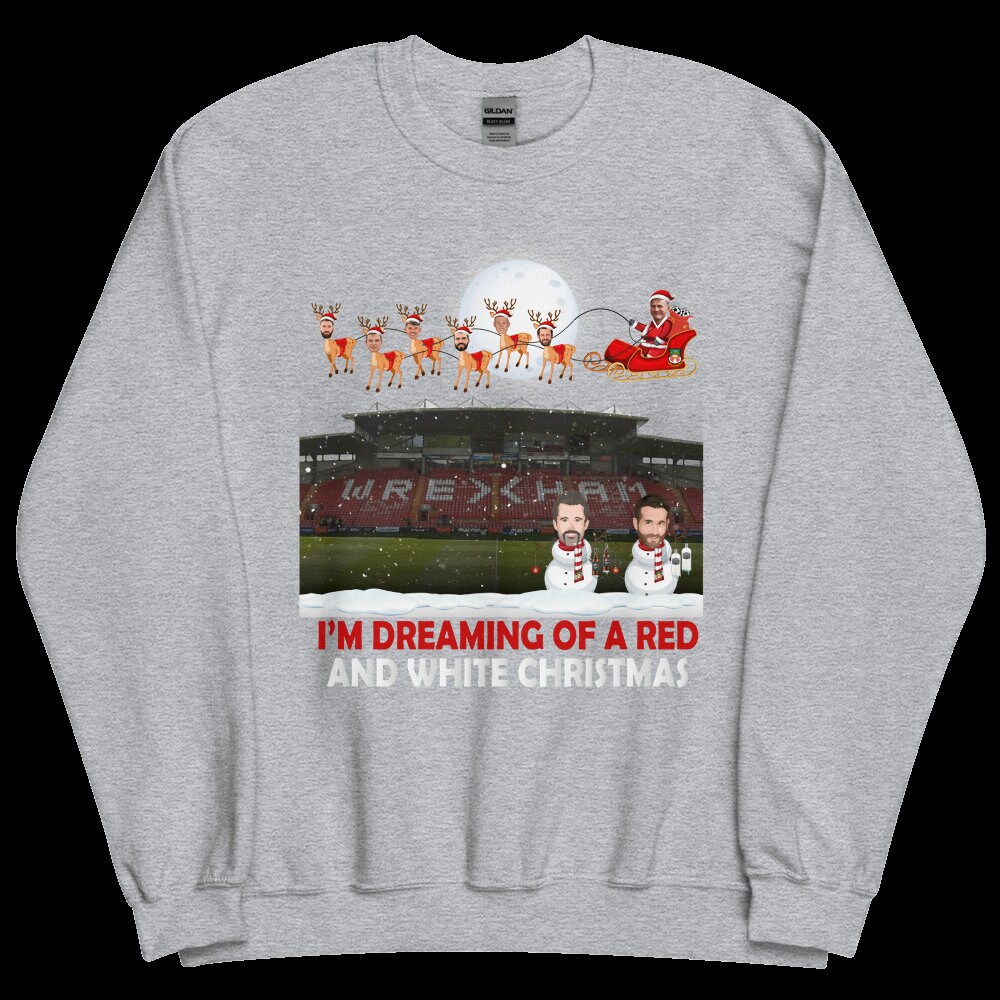 Wrexham AFC Christmas Jumper: 'i'm Dreaming of a Red and White ...