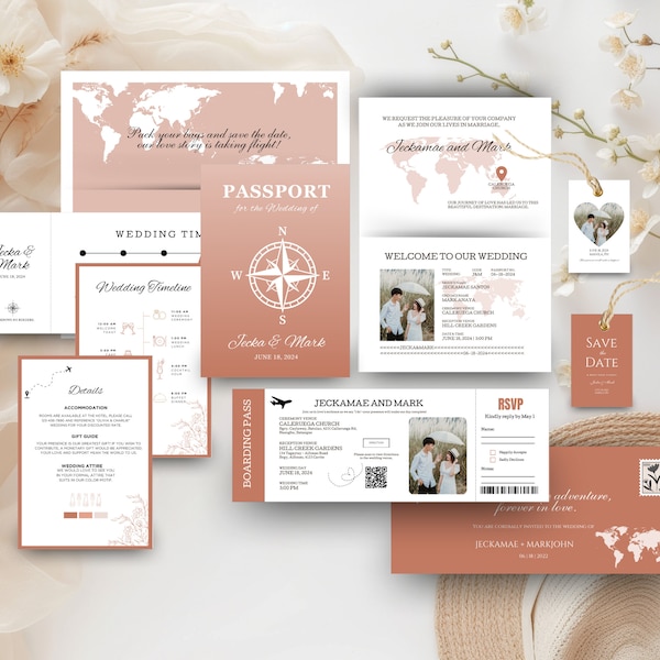 Event Passport Template - Etsy