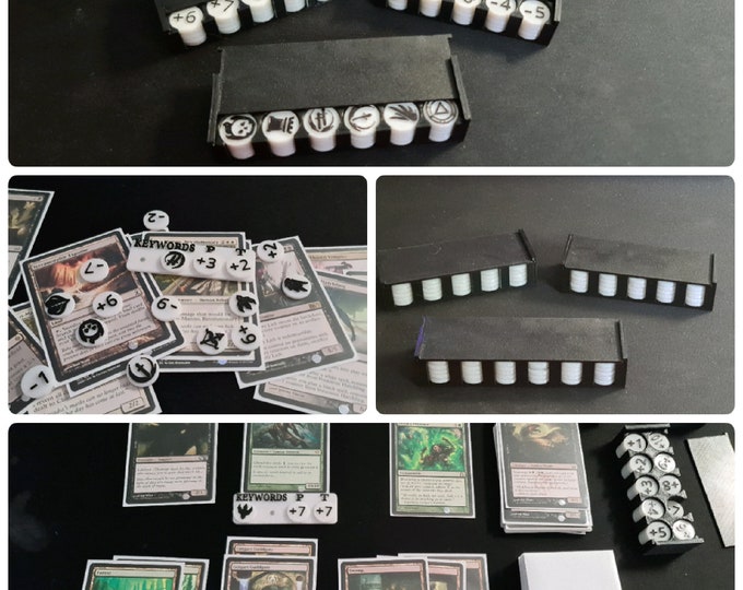 Magic the Gathering Keyword and P/T Counters 160 MTG Counters - Etsy